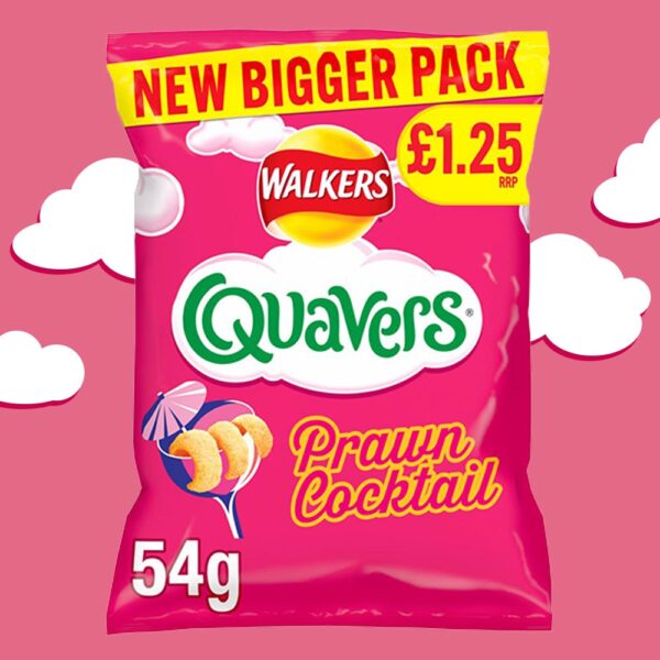 Quavers Crisps From Walkers - One Pound Crisps