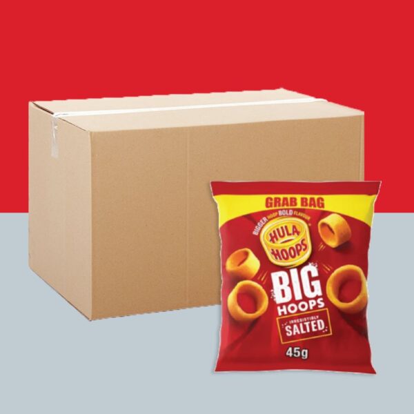 20x Hula Hoops Big Hoops Original 70g - One Pound Crisps